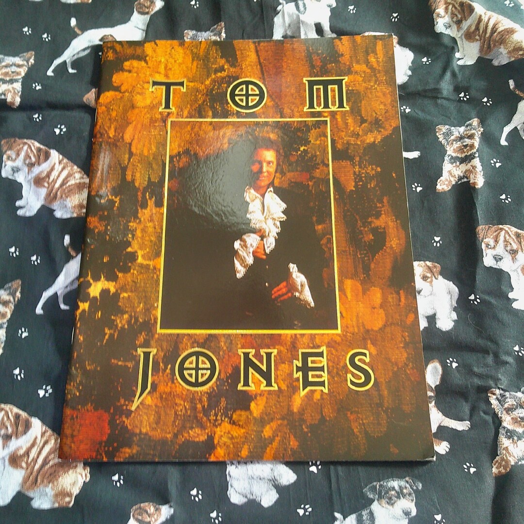 Tom Jones Tour Concert Programme Souvenir Booklet Music Memorabilia ...