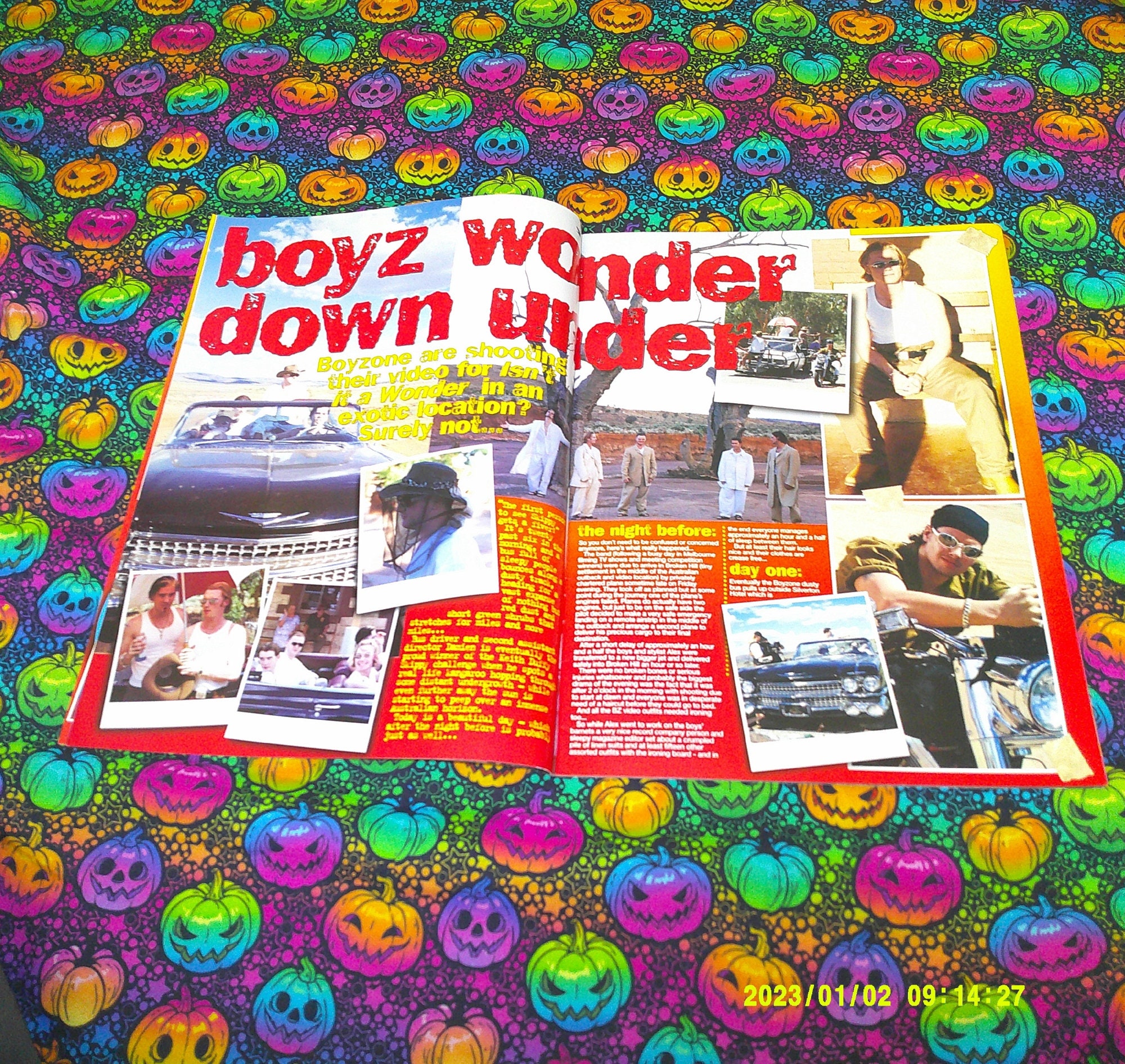 Boyzone Official UK Magazine Issue 12 1997 Centrefolds + Large Double ...