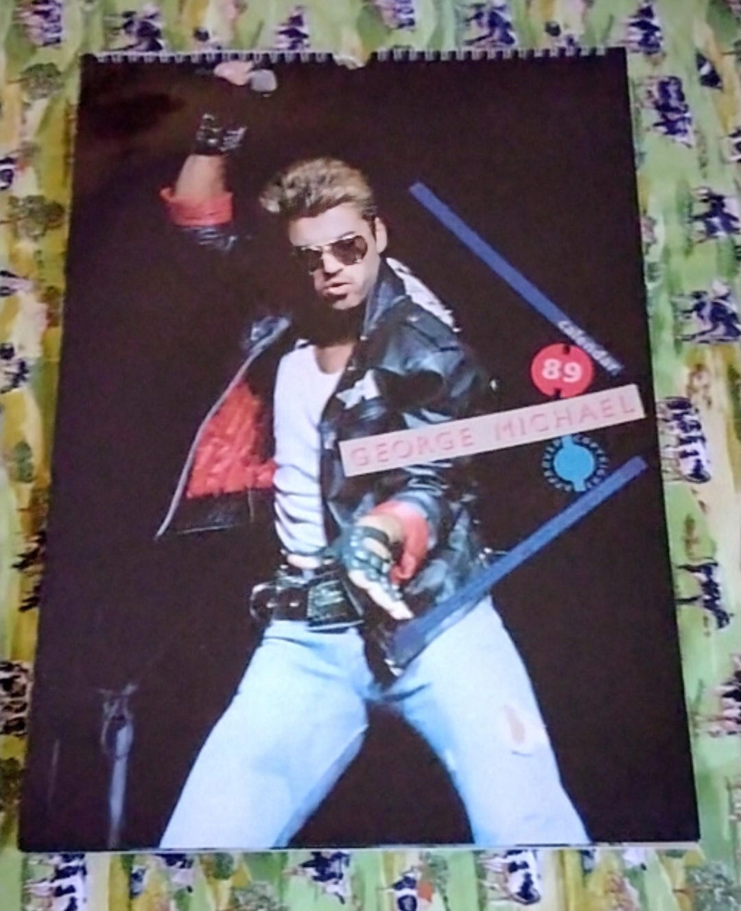 George Michael Rare Culture Shock 1989 Copyright Approved Calendar ...