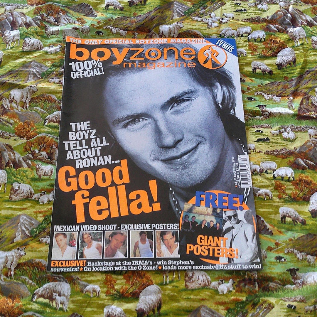 Boyzone Official UK Magazine Issue 13 1997 Solo Centrefolds and Large ...