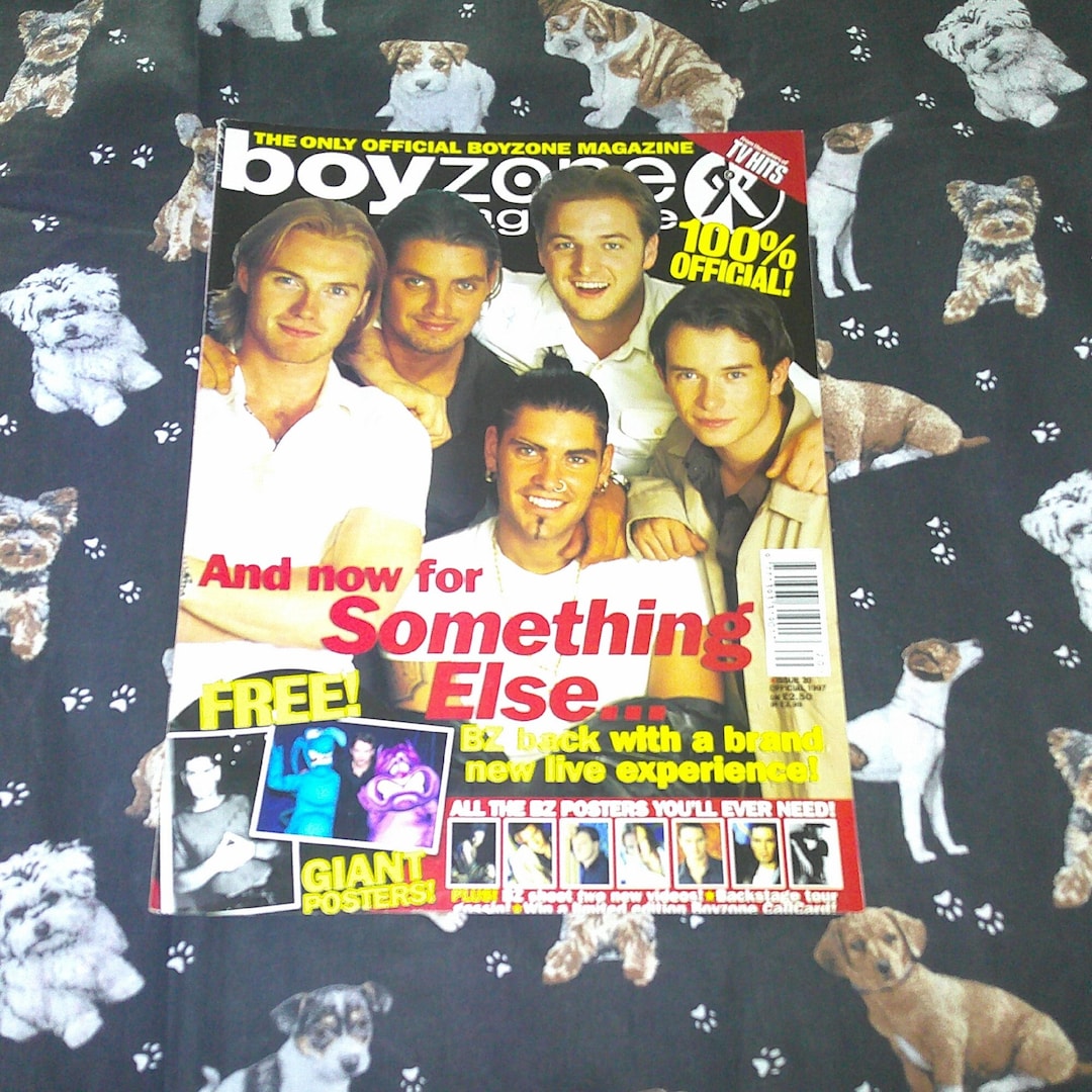 Boyzone Official UK Magazine Issue 20 1997 Solo Centrefolds From Same ...
