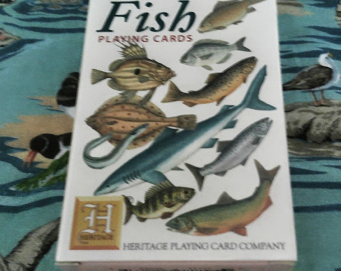 Rare the Famous Fish Playing Cards From Heritage Playing Card Company ...