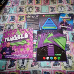 Tenable Board Game Based on the Popular TV Game Show Warwick Davis Inc ...