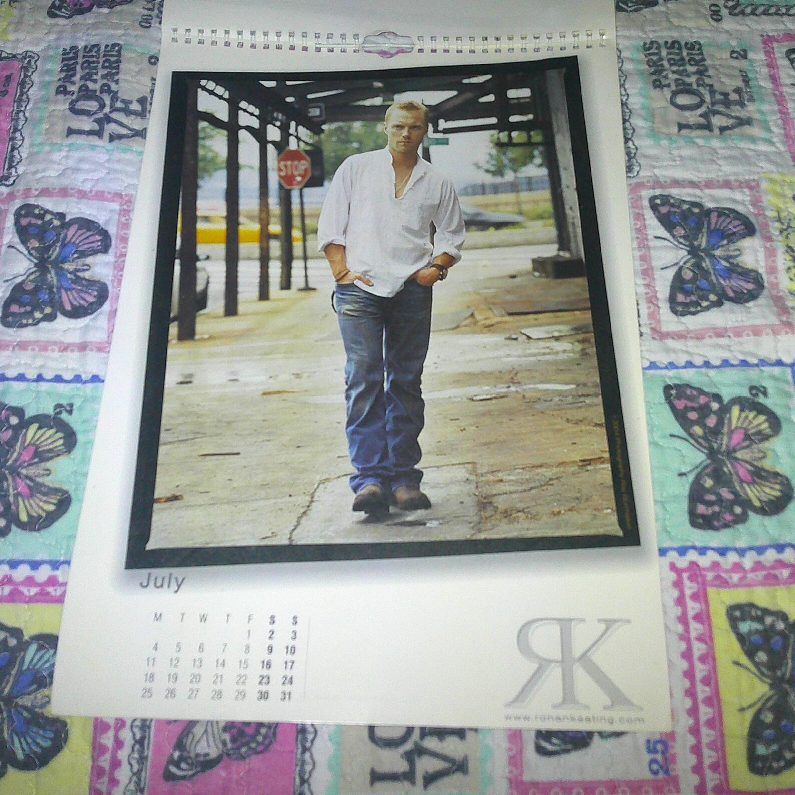 Ronan Keating 2005 Official Calendar Music Memorabilia Collectable ...