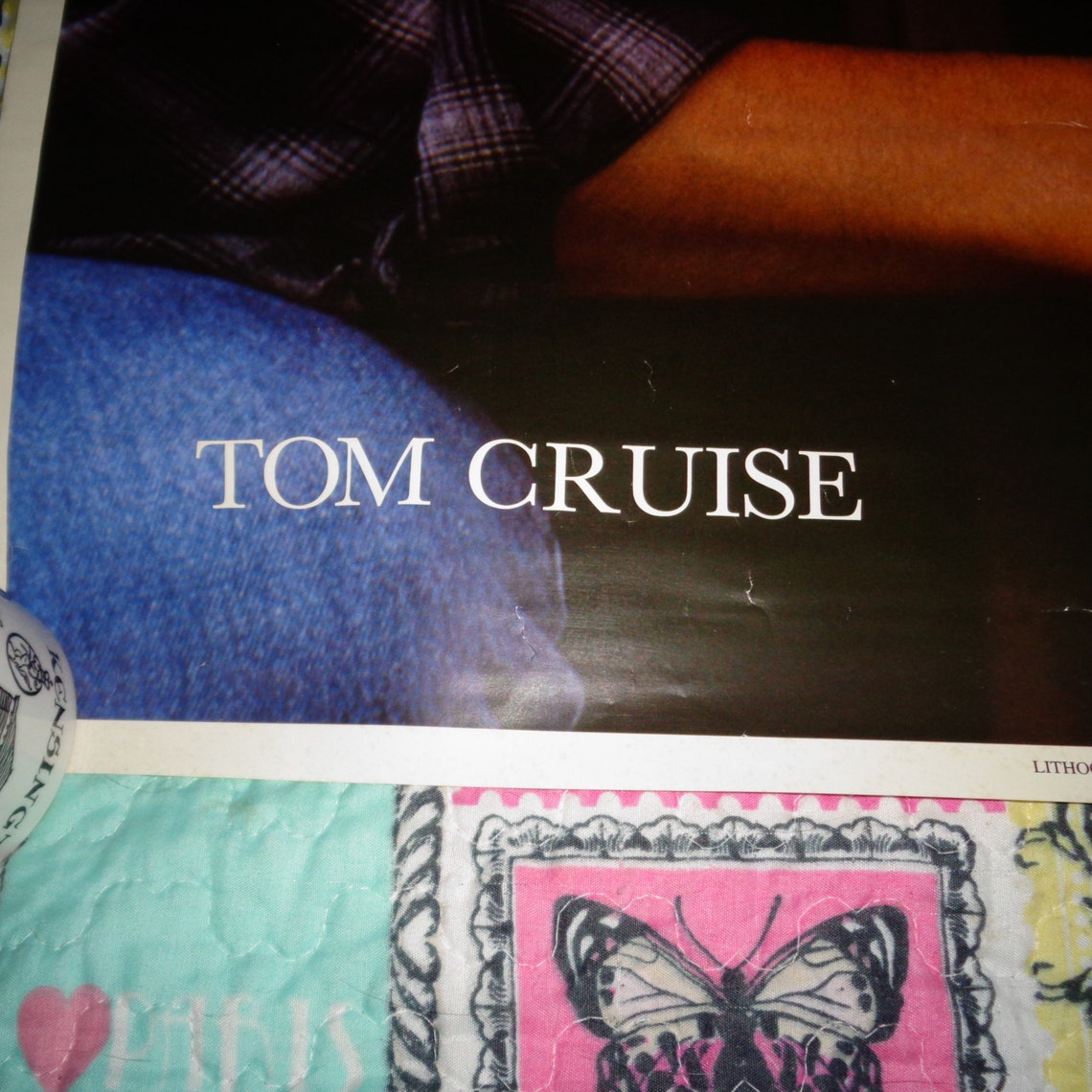 Tom Cruise Huge Stunning Poster Vintage Collectable American - Etsy UK