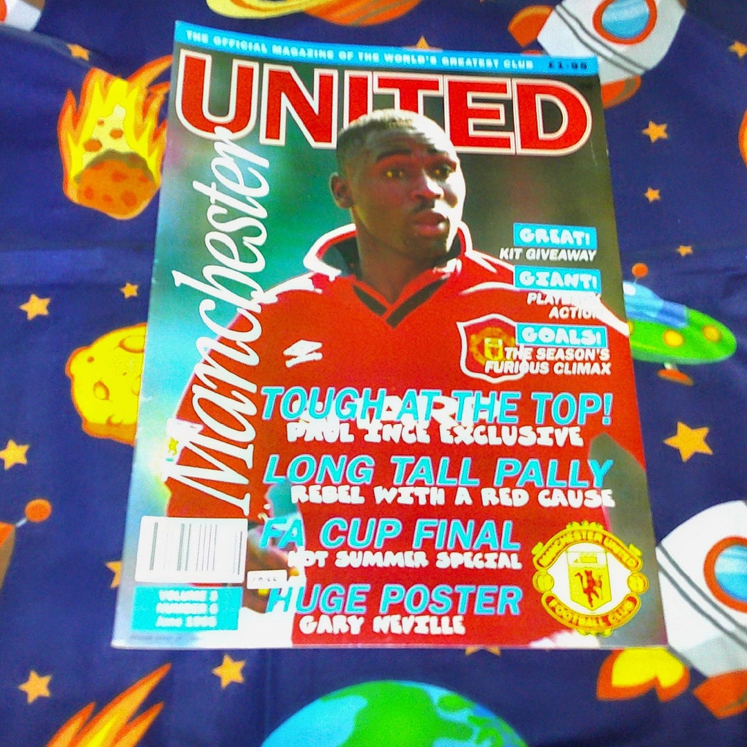 Manchester United Official Magazine Vol 3 Number 6 June 1995 Andy Cole ...