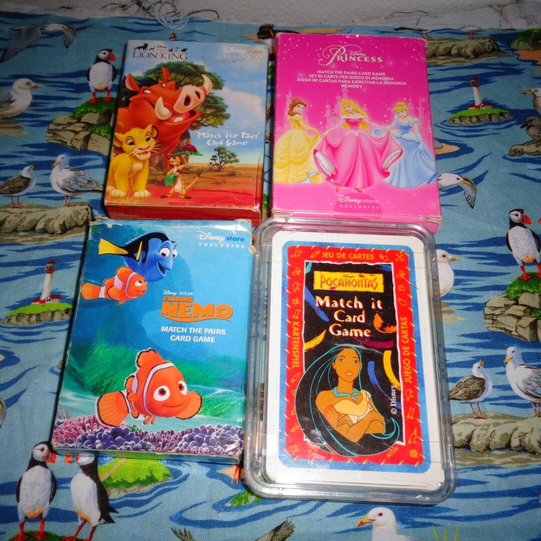 Disney Match the Pairs Card Game Choose From Lion King - Etsy