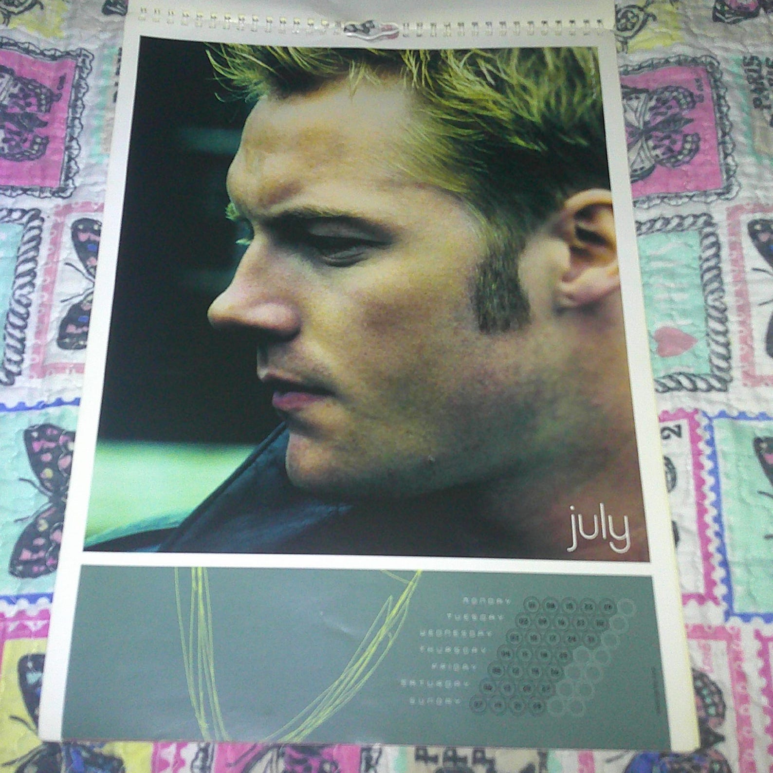 Ronan Keating 2002 Official Calendar Music Memorabilia Collectable ...