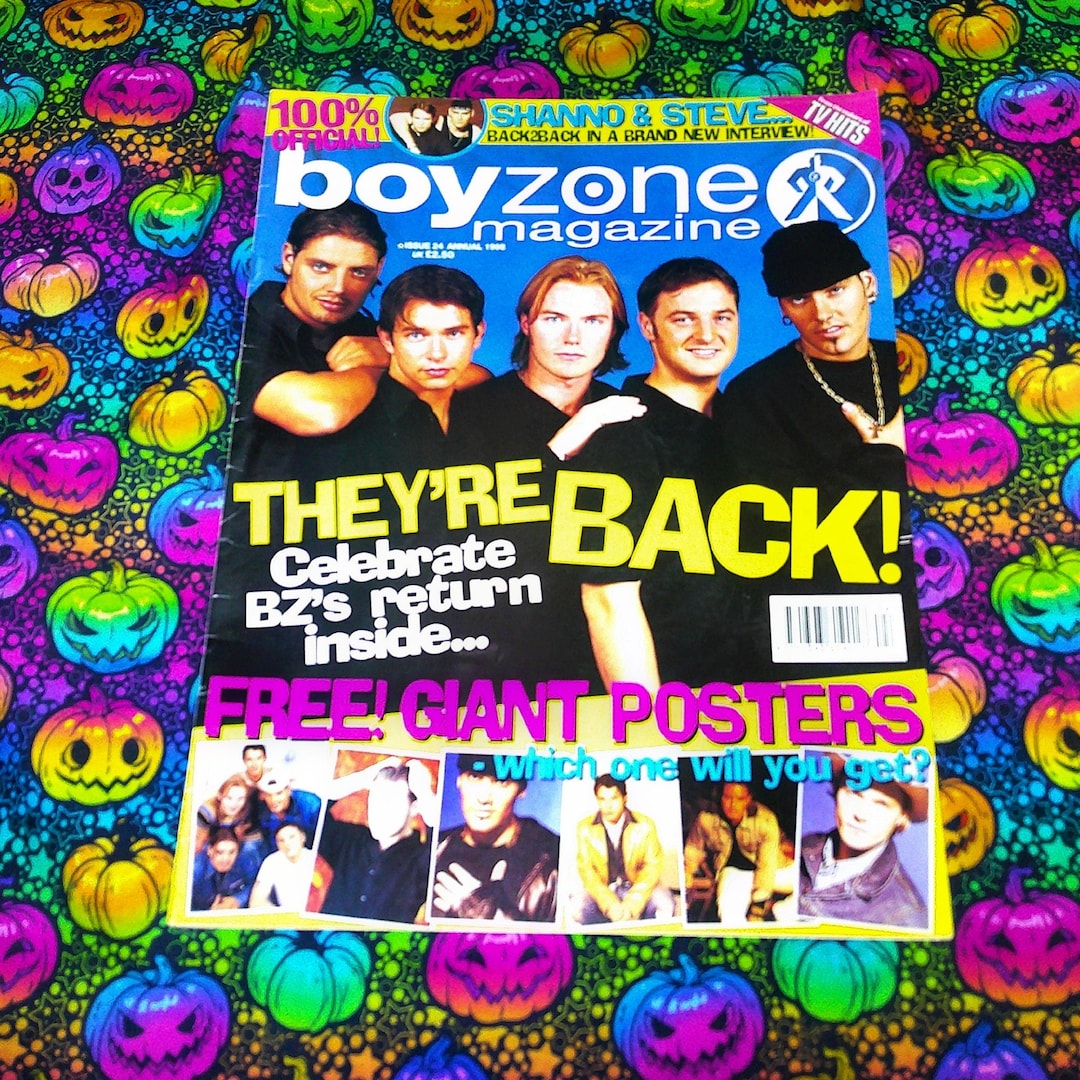 Boyzone Official UK Magazine Issue 24 Solo Centrefolds From Same Photo ...