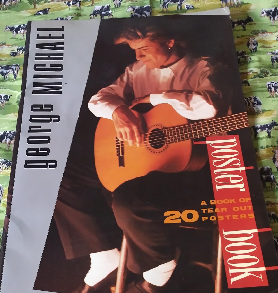 Super Rare George Michael Large Poster Book Music Memorabilia 20 Tear ...