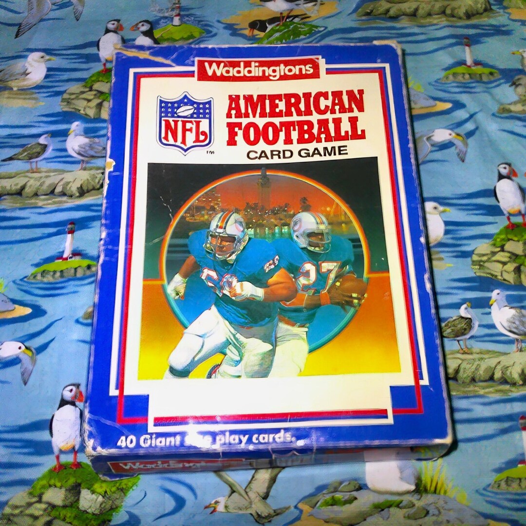American Football Waddingtons Jumbo Playing Cards American Sport ...