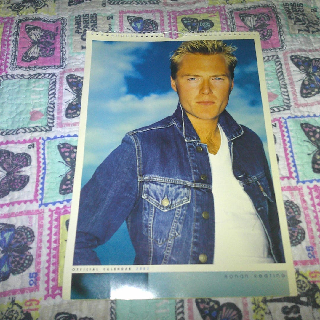 Ronan Keating 2002 Official Calendar Music Memorabilia Collectable ...