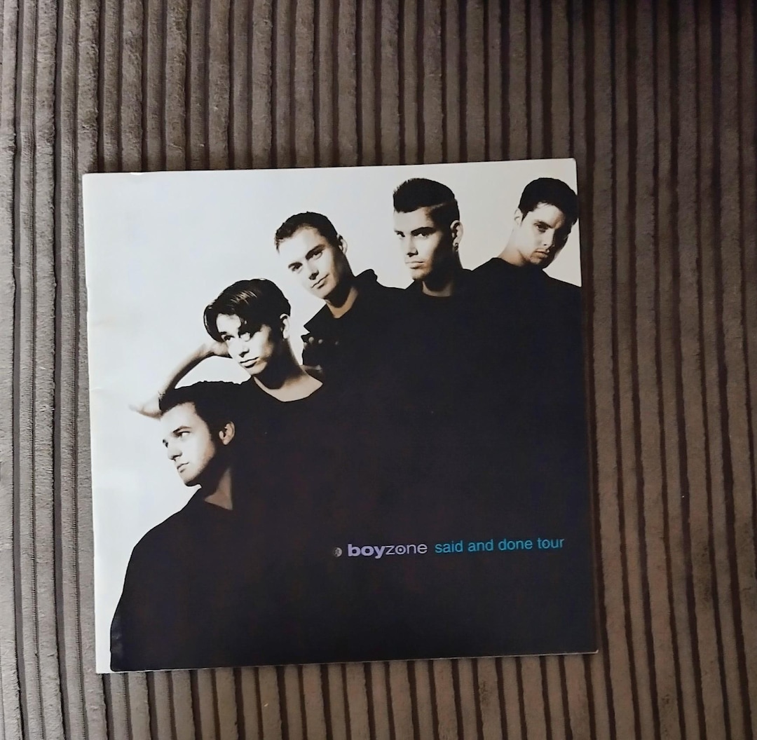 Very Rare Boyzone the First Tour Said and Done 1995 Concert Programme ...