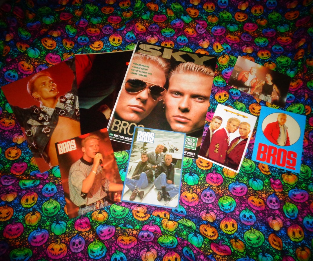 Bros Photo Giant Poster Magazine Front Cover/article and Postcard ...