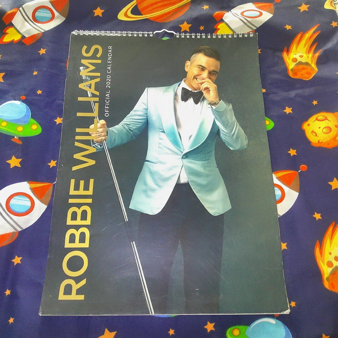 Robbie Williams Official 2020 Calendar Bravad Music Memorabilia Take ...