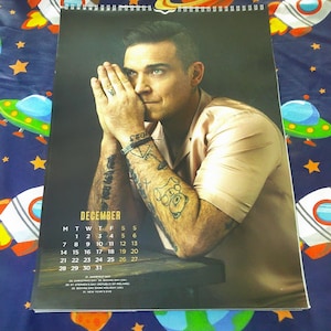 Robbie Williams Official 2020 Calendar Bravad Music Memorabilia Take ...