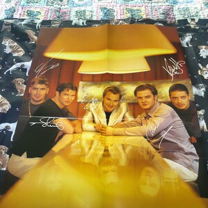 Boyzone Large Poster Music Memorabilia Printed Autographs Boyband Irish ...