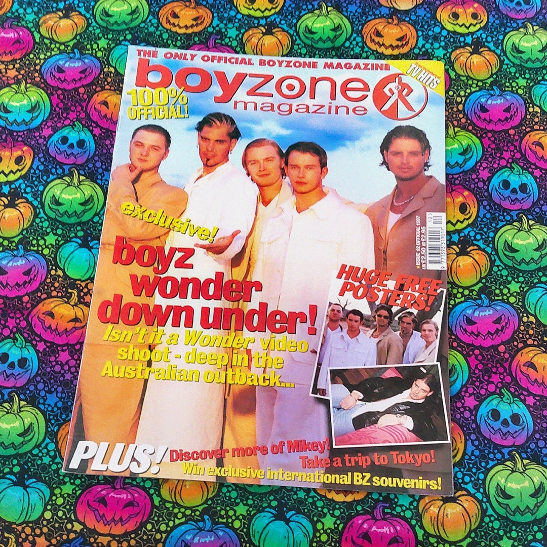 Boyzone Official UK Magazine Issue 12 1997 Centrefolds + Large Double ...