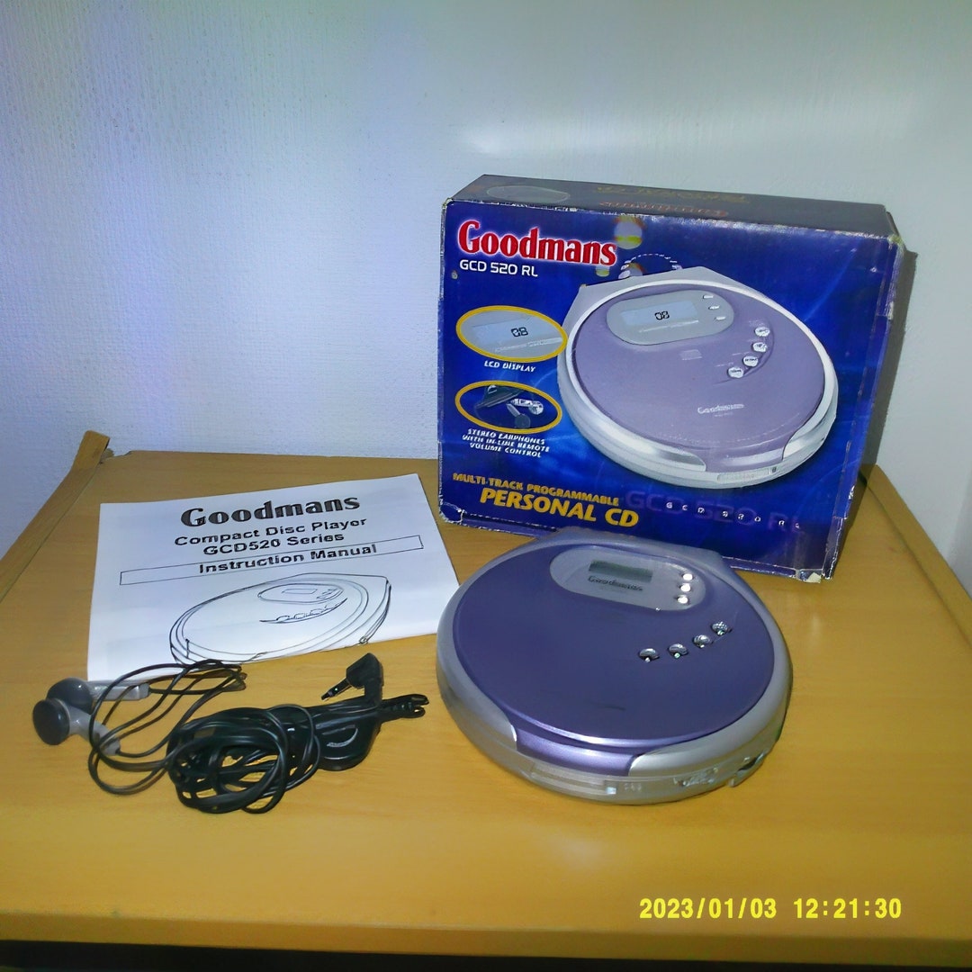 Goodmans Mutli-track Programmable Personal CD Player Model GCD 520 RL ...