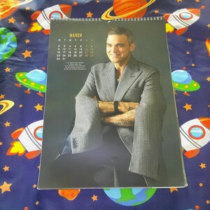 Robbie Williams Official 2020 Calendar Bravad Music Memorabilia Take ...