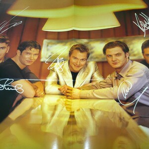 Boyzone Large Poster Music Memorabilia Printed Autographs Boyband Irish ...