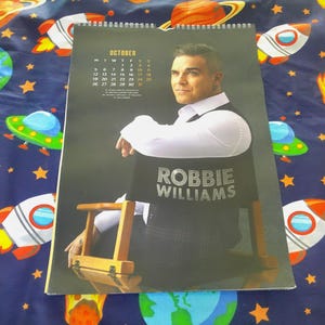 Robbie Williams Official 2020 Calendar Bravad Music Memorabilia Take ...