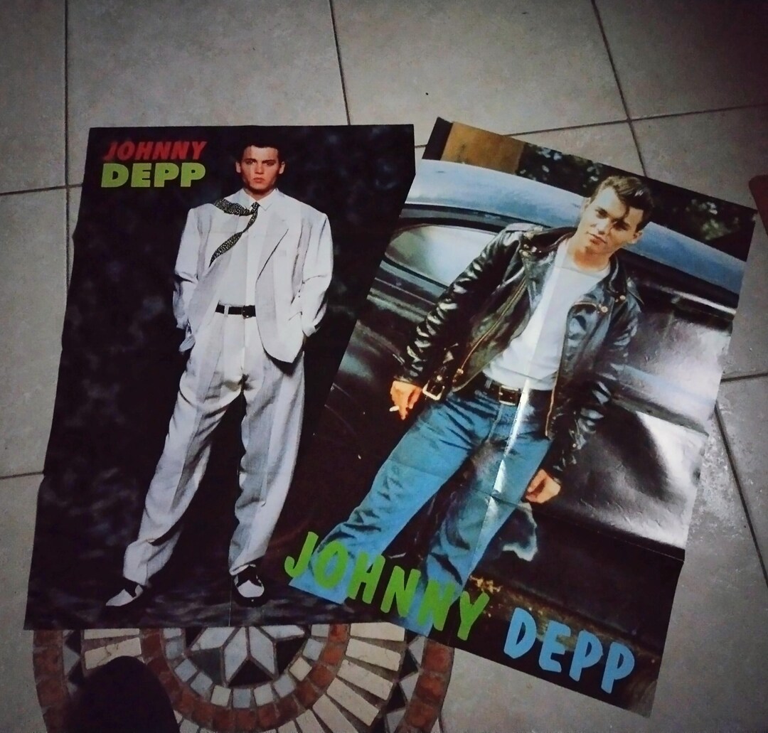 Giant Johnny Depp Double Sided Poster Two to Choose From Film ...