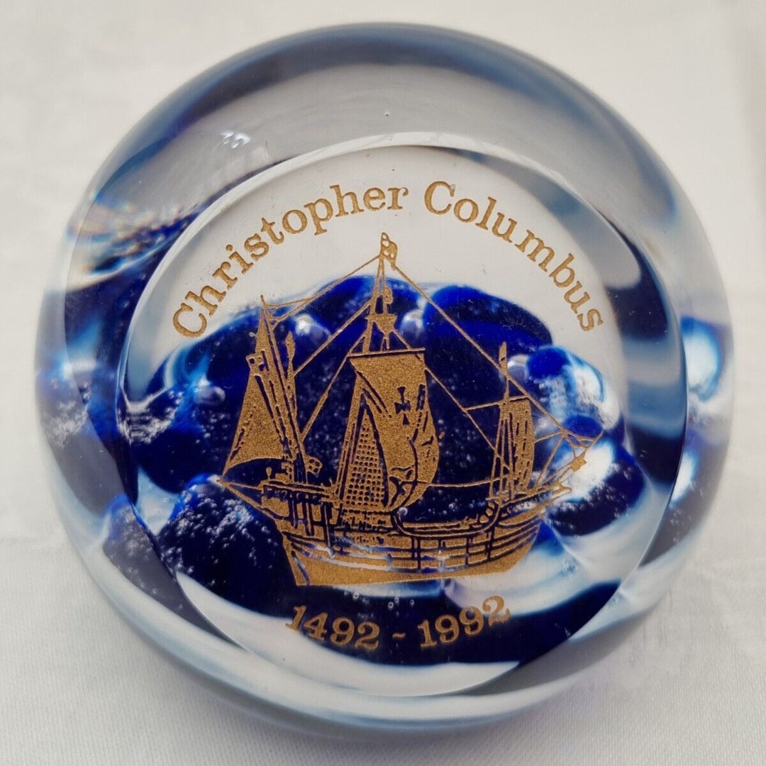 Christopher Columbus 1492-1992 Ltd Ed 500th Anniversary Caithness ...