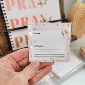 Bible Verse Sticky Notes - Pink - Etsy