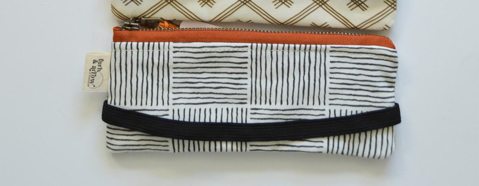 Elastic Pen Pouch for Notebooks - Neutrals - Etsy