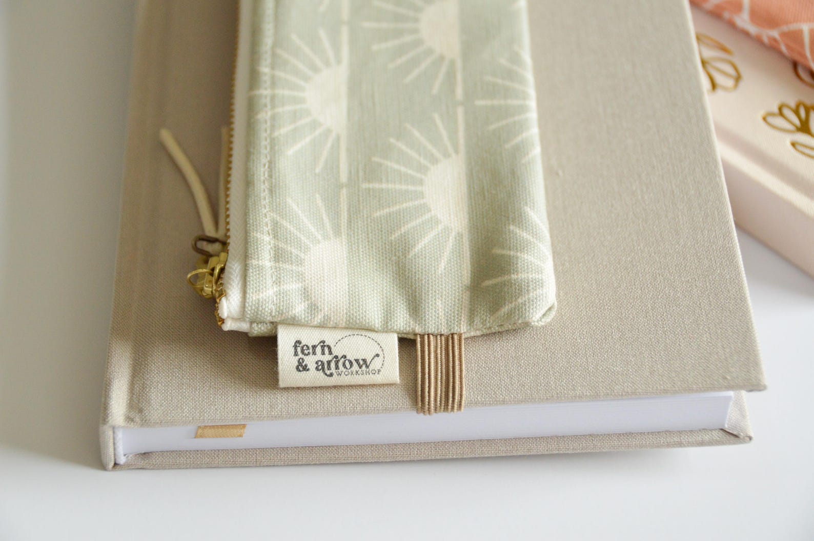 Elastic Pen Pouch for Notebooks in Horizon Print - Etsy