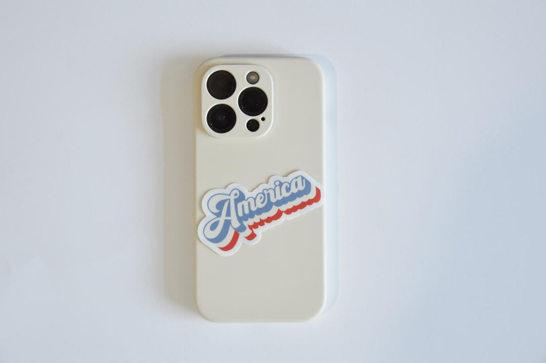 America Script Sticker/ Decal - Etsy