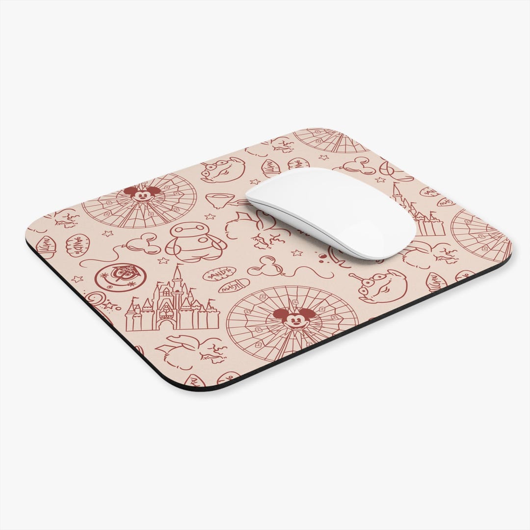 Whimsical Mouse Pad, Fun Desk Accessory, Gift for Disney Fans, Office ...