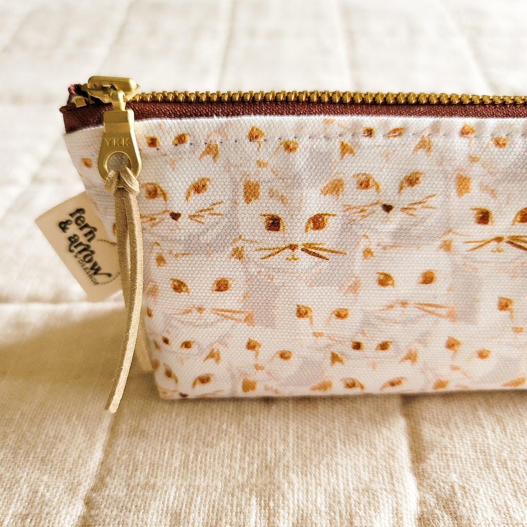 Cat Pencil Boxy Zipper Pouch - Etsy