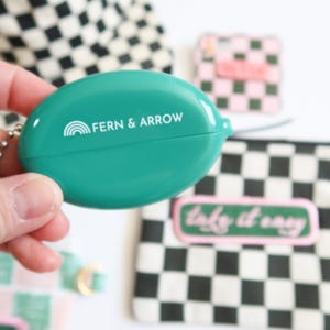 Camp Money Retro Vintage Rubber Coin Pouch Keychain - Etsy