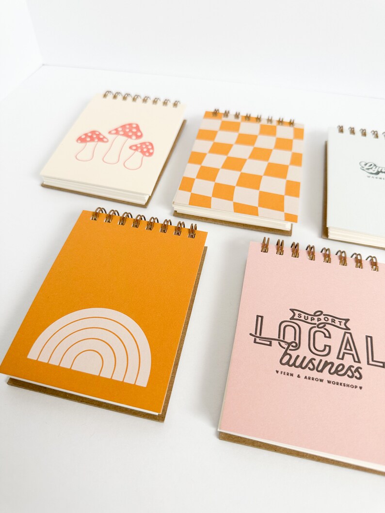 Mushrooms Mini Jotter Notebook - Etsy