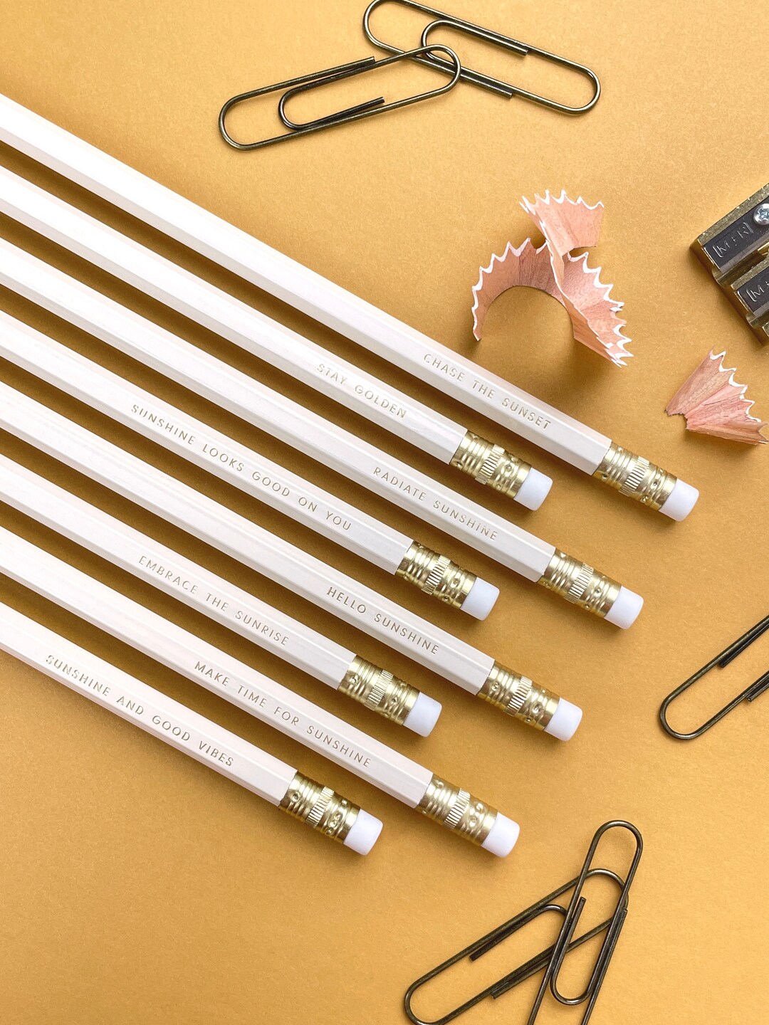Sunshine Pencil Set - Etsy