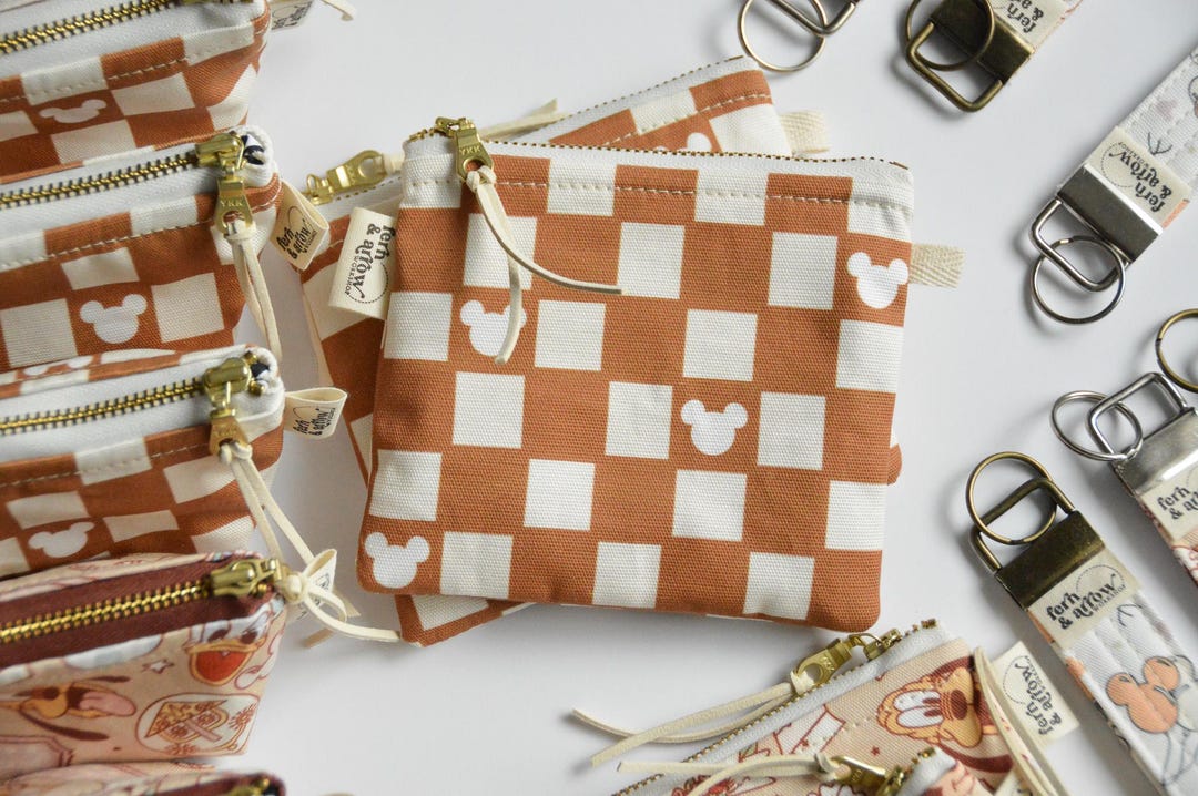 Checkered Mouse Coin Purse - Etsy
