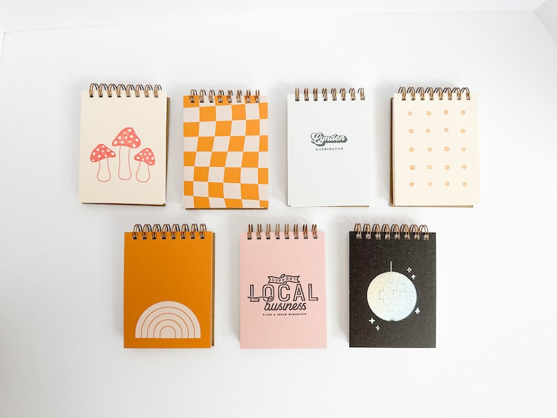 Mushrooms Mini Jotter Notebook - Etsy