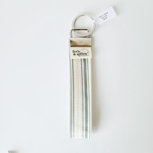 Umbrella Stripe Key Fob Wristlet Keychain - Etsy