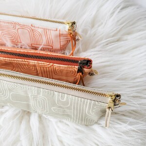 Sage Rainbow Twill Boxy Pencil Case: Mini Makeup Bag - Etsy
