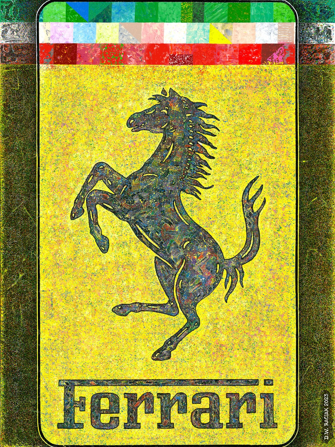 Artwork by Daniel Raciak- Automotive Logo - Etsy