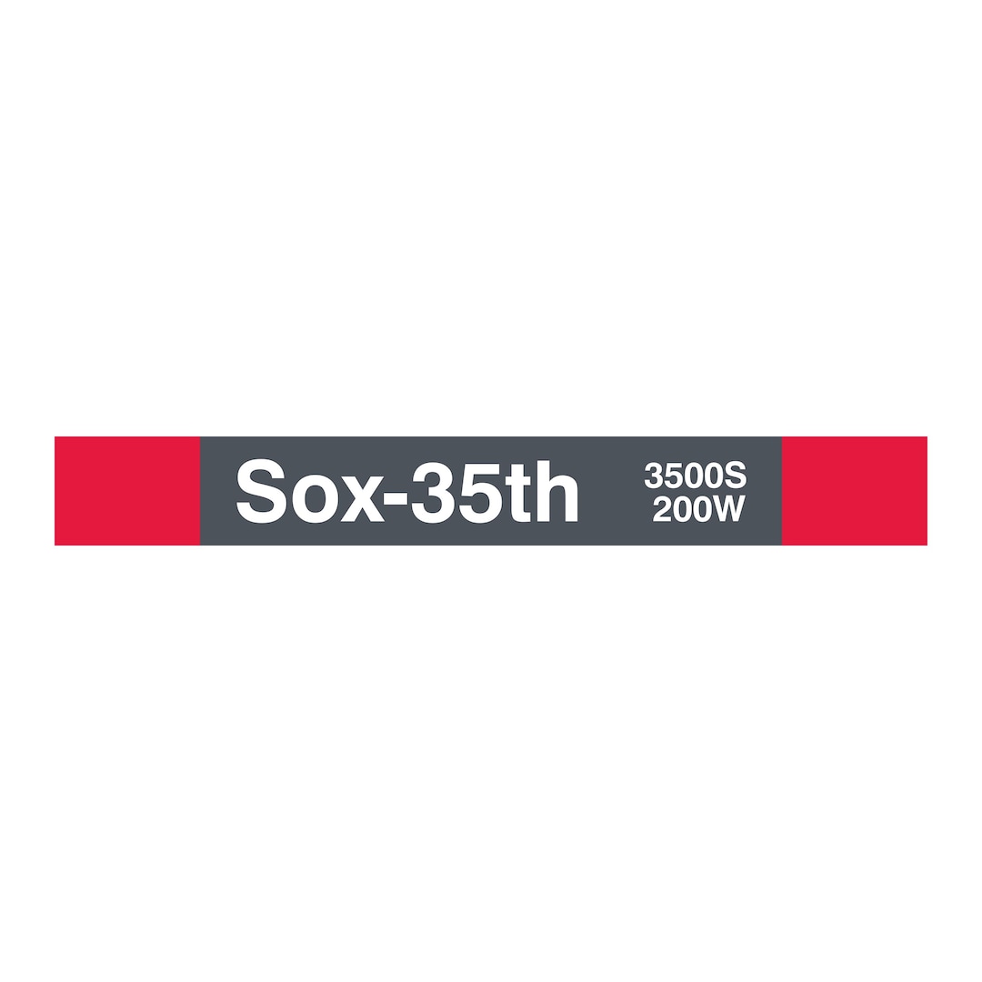 Printed CTA Station Sign (sox 35th) - Etsy