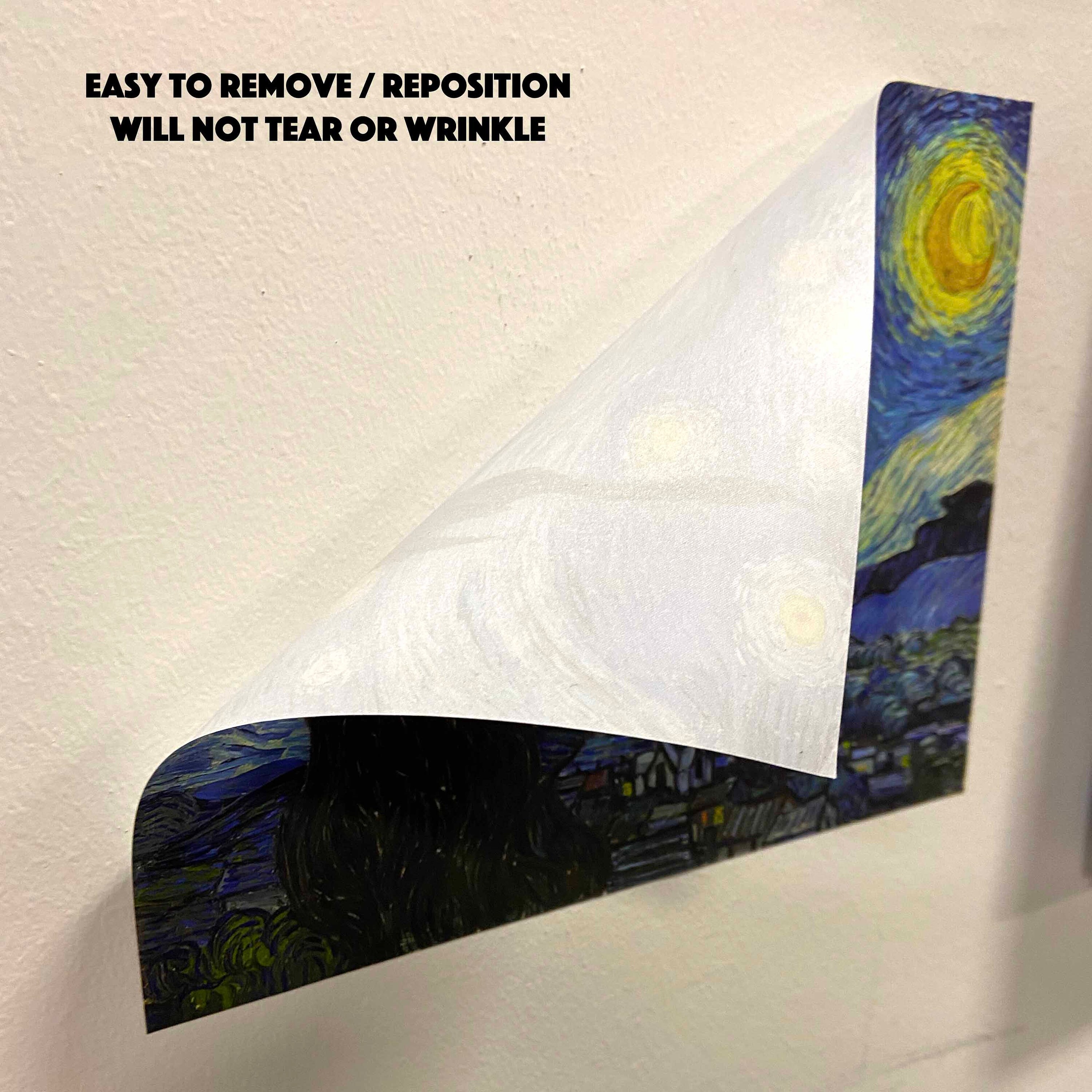 Van Gogh themed wall graphics set of 3 | Etsy