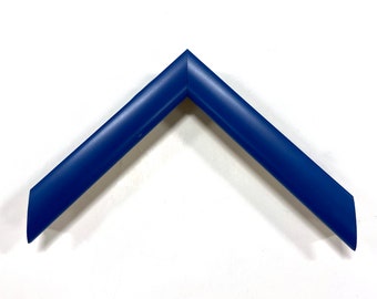 Round Blue Picture Frame - Etsy