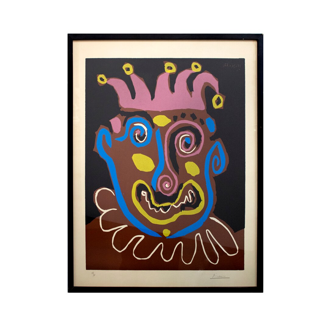 Limited Edition Pablo Picasso Print the Old Jester - Etsy