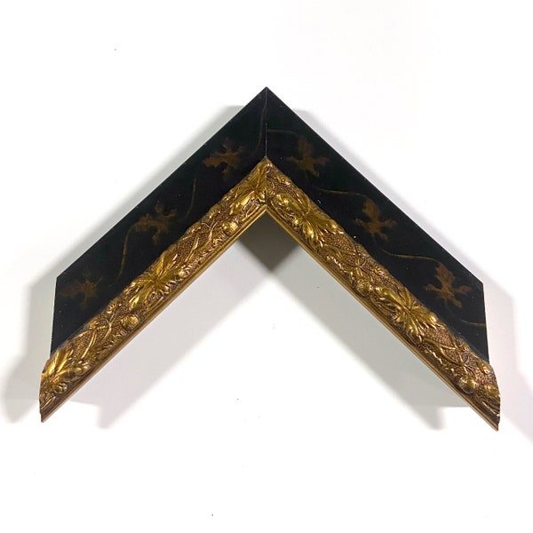 Gold Picture Frame With Leaves - Etsy