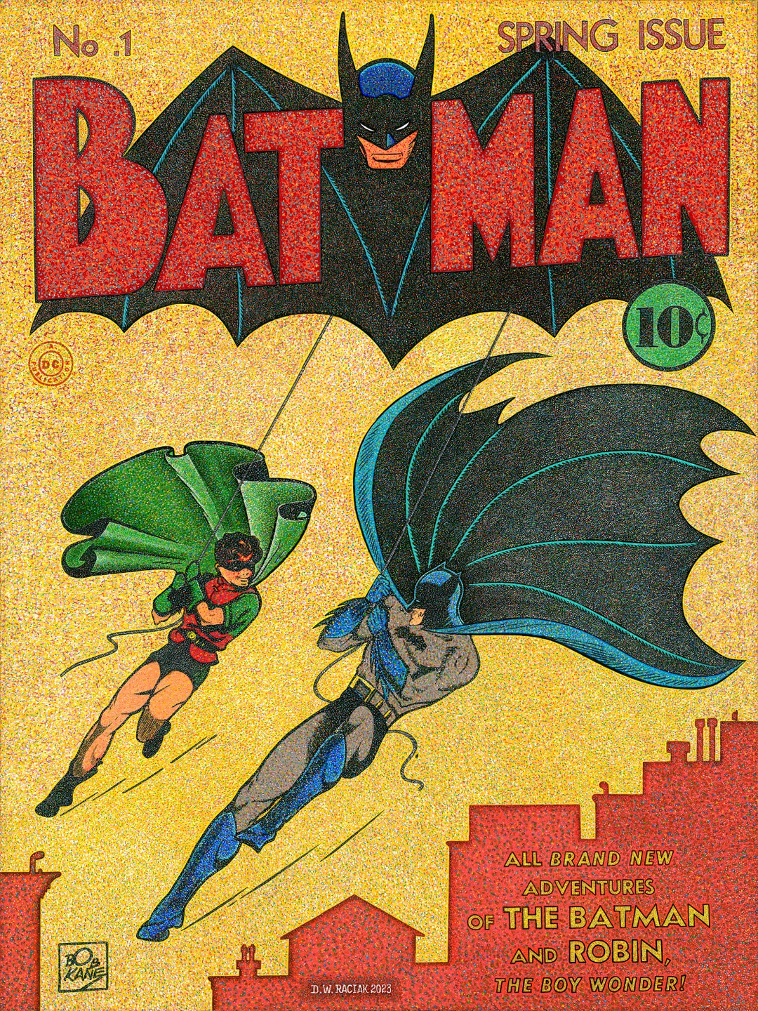 Artwork by Daniel Raciak- Comic Book Cover #1 - Etsy