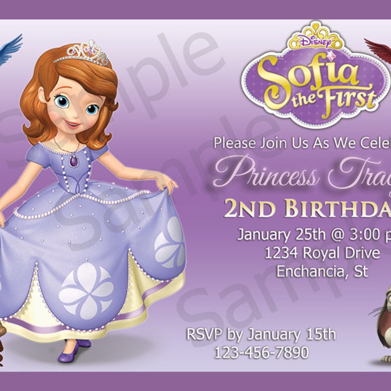 Sofia First Invite - Etsy