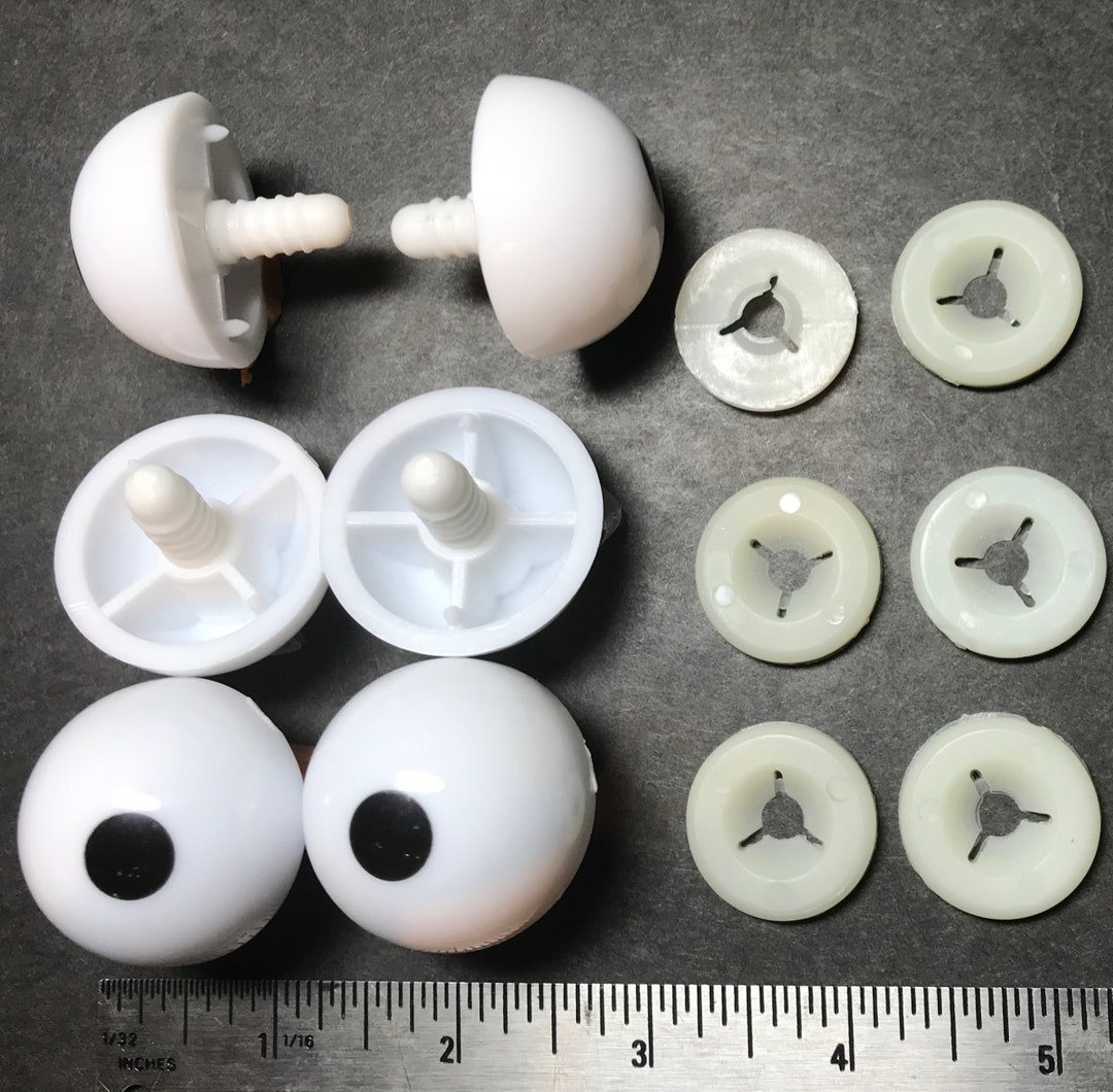 3 Pairs of Puppet Eyes, 6X 35 Millimeters Diameter - Etsy